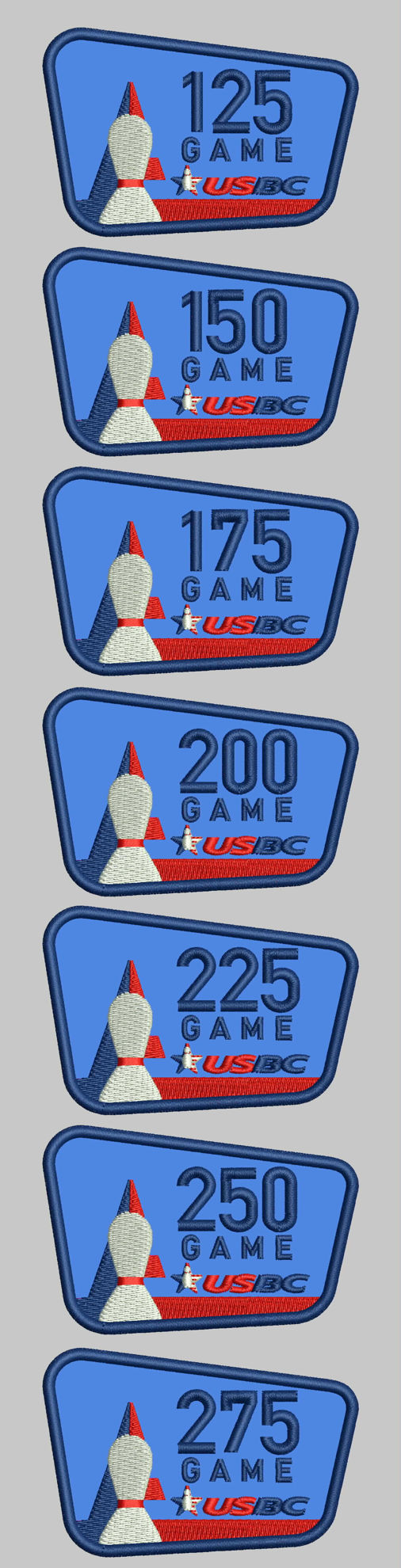 Your store. Fully Embroidered with Merrow Border Bowling Emblem Patch ...